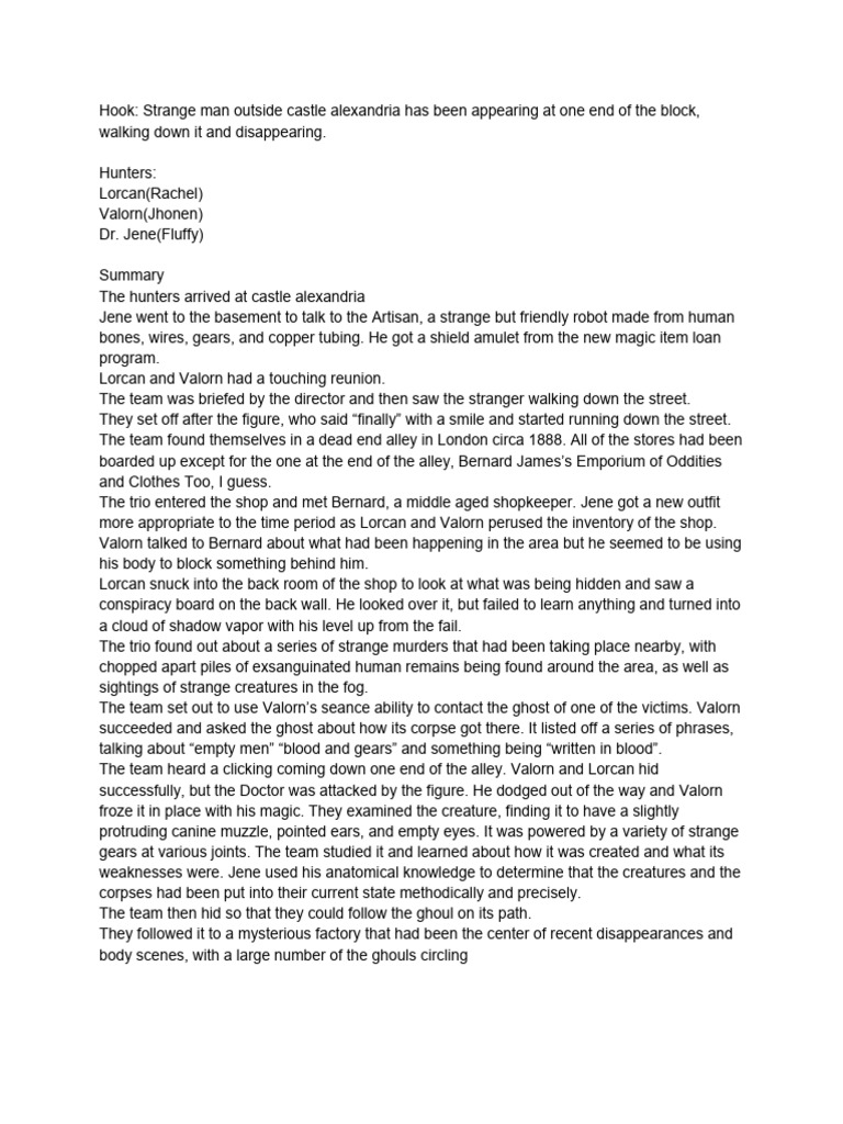 ARTIFACT 4 Mission Report | PDF