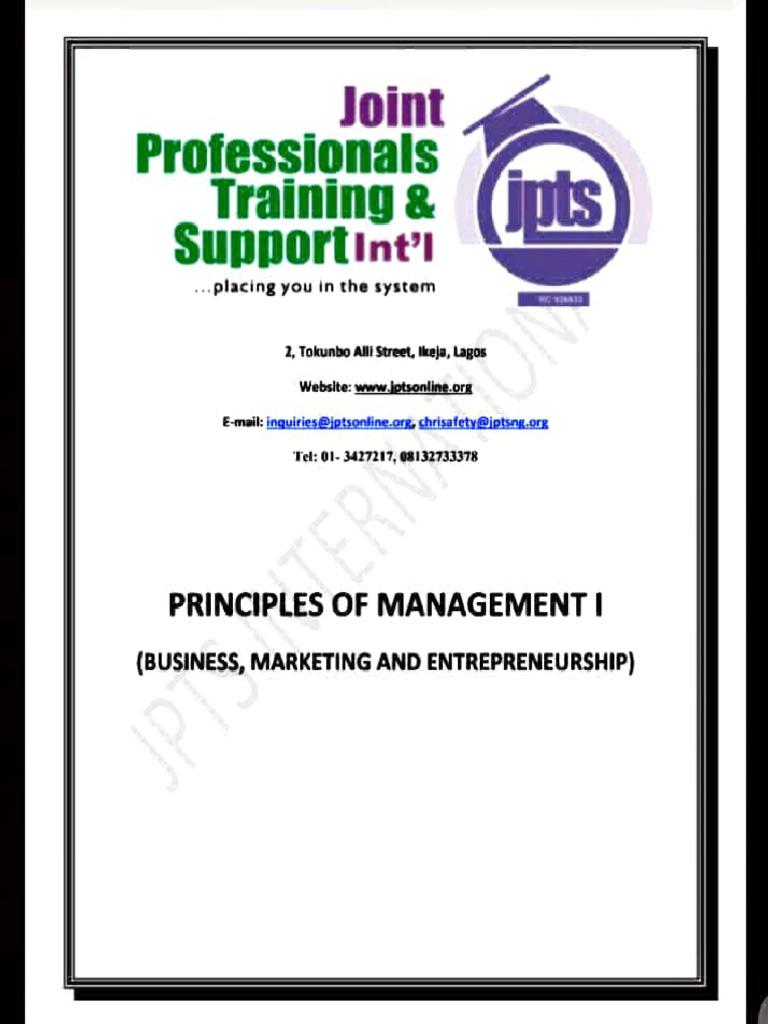 Principles of Management | PDF