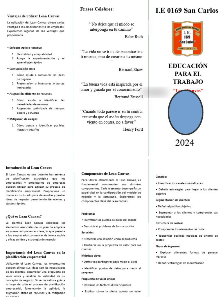 Tríptico Ept | PDF | Business