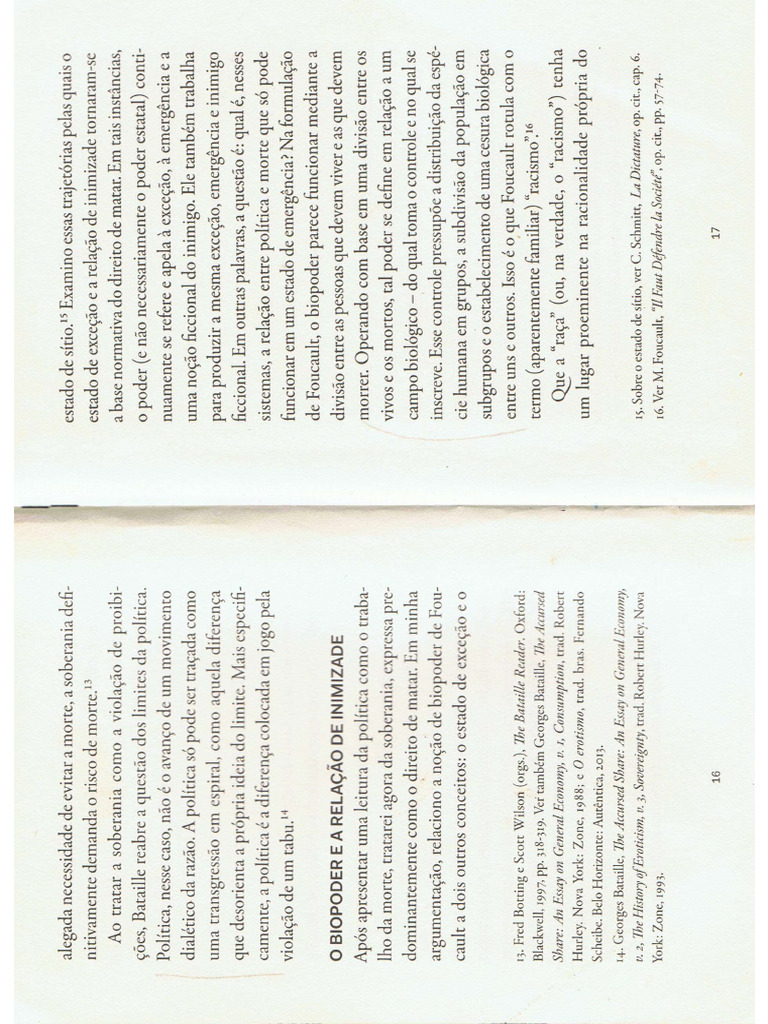 Necropoltica Biopoder Relao Inimizade | PDF