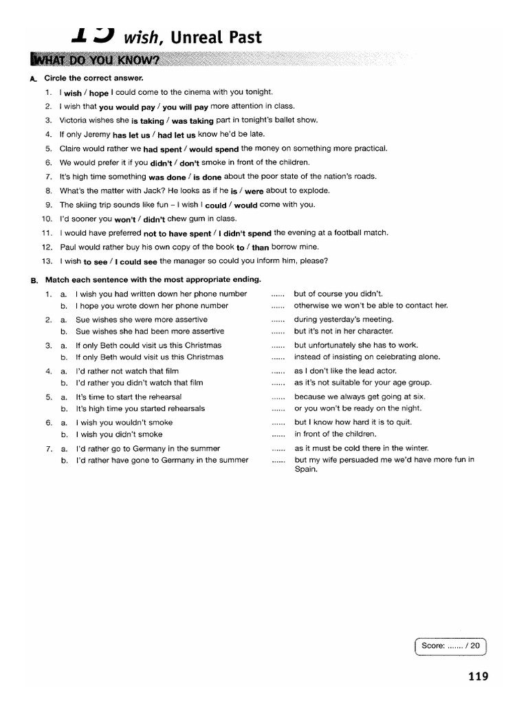 Unreal Past C1 - Mastermind Use of English Paul Hains Anna Johnson | PDF