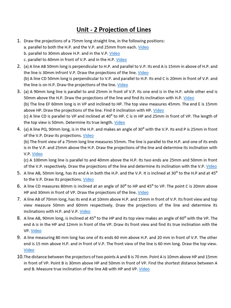 Projections of Various Line Lengths | PDF | Elementary Geometry ...