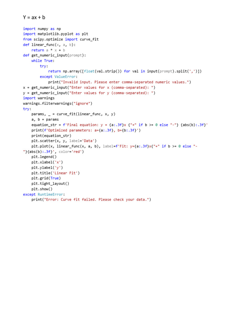 Math Programs | PDF | Statistical Inference | Interpolation