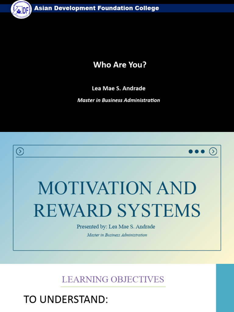 Motivation | PDF | Motivational | Motivation