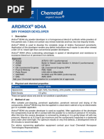 Ardrox® 6025A MULTI-PURPOSE AIRCRAFT CLEANER TDS | PDF | Corrosion | Steel