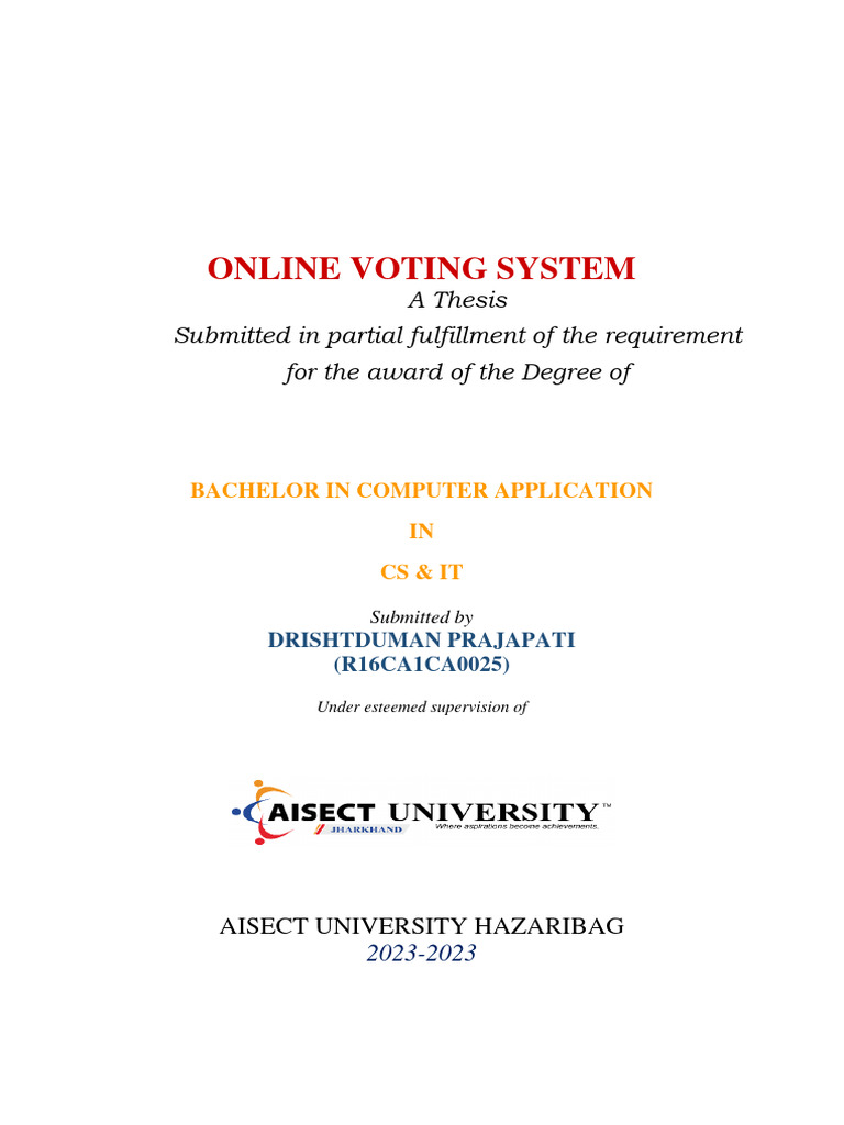 Voting | PDF | Databases | Operating System