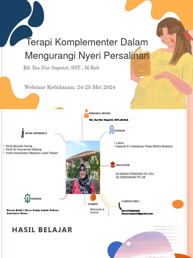 Terapi Komplementer Dalam Mengurangi Nyeri Persalinan - Ika Nur Saputri | PDF | Pengembangan ...