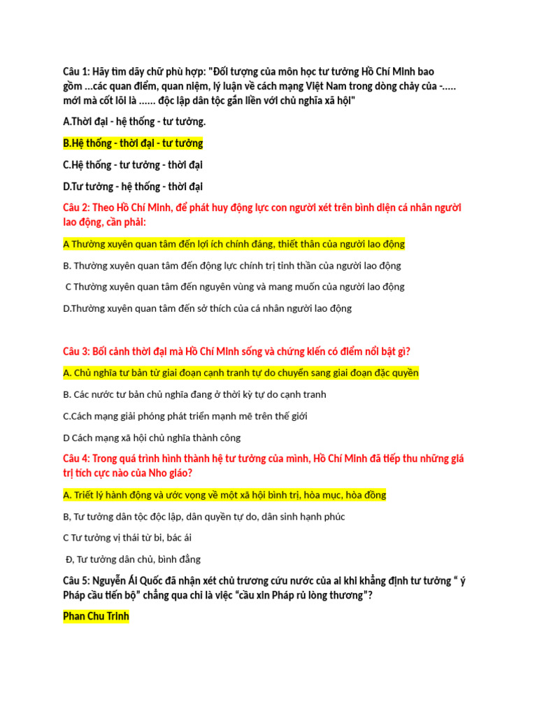 De Thi Giua HP TT HCM de Thi | PDF