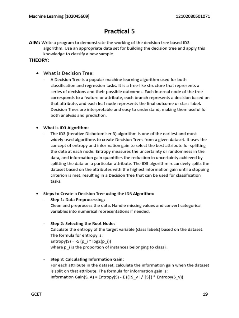 Pra_5_ML | PDF | Algorithms And Data Structures | Theoretical Computer Science