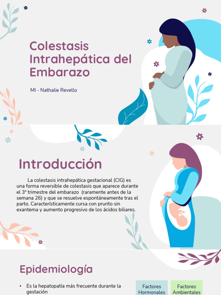 Colestasis intrahepatica, embarazo prolongado | PDF | El embarazo | Feto