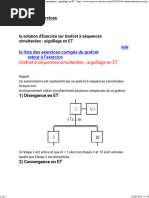 Exercices Corrigés Sur Le Grafcet | PDF
