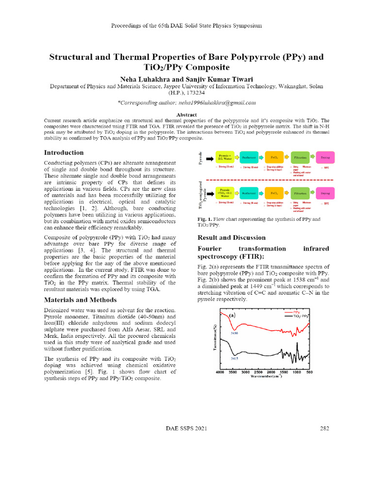 Neha-DAE SSPS Proceedings 2021 | PDF
