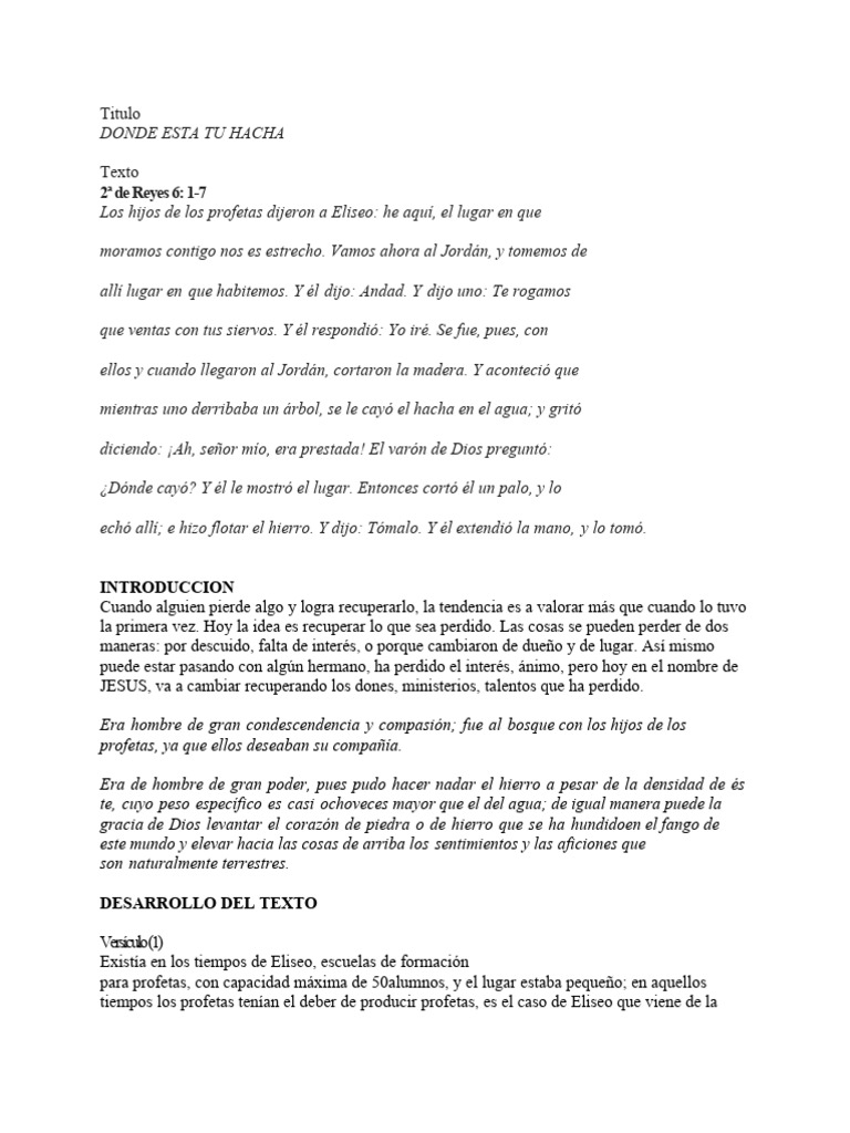 2 Reyes 6 | PDF