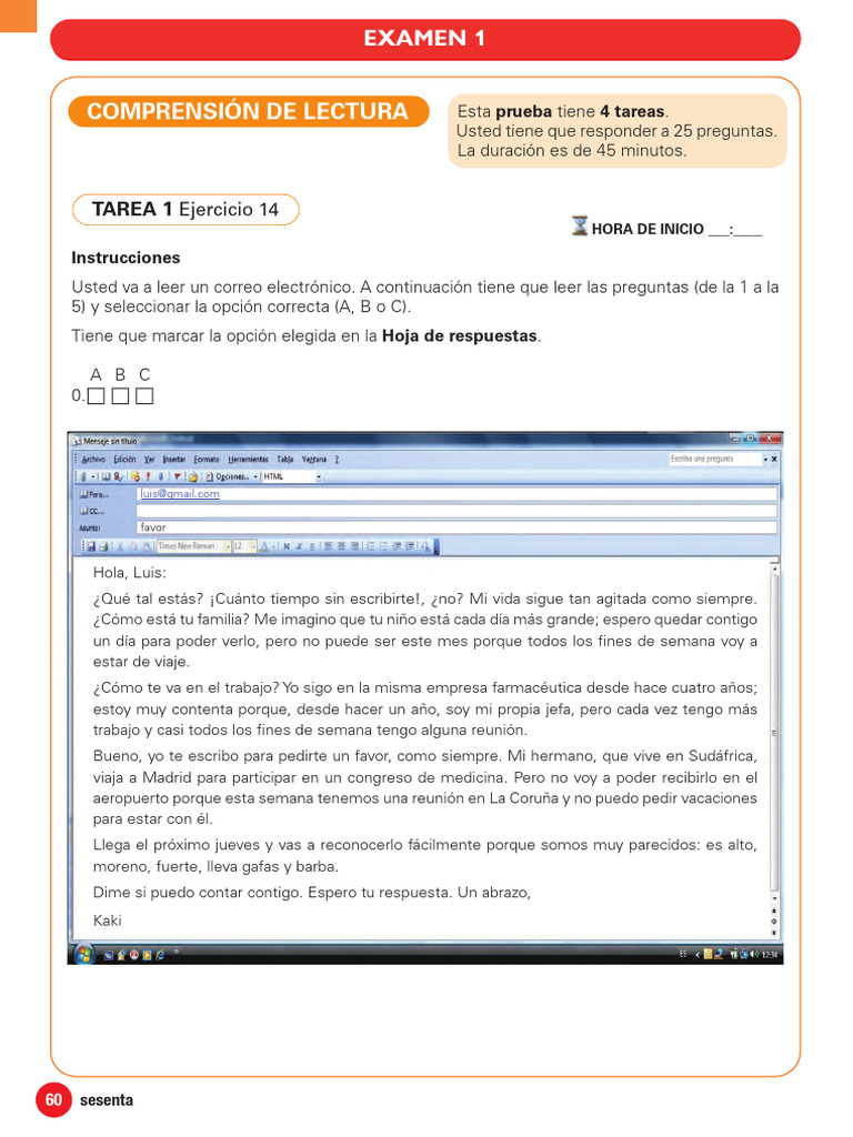 Sesión 8. Examen 6 | PDF | Cena | Cocina