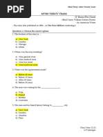 After 20 Years Questions and Answers | PDF