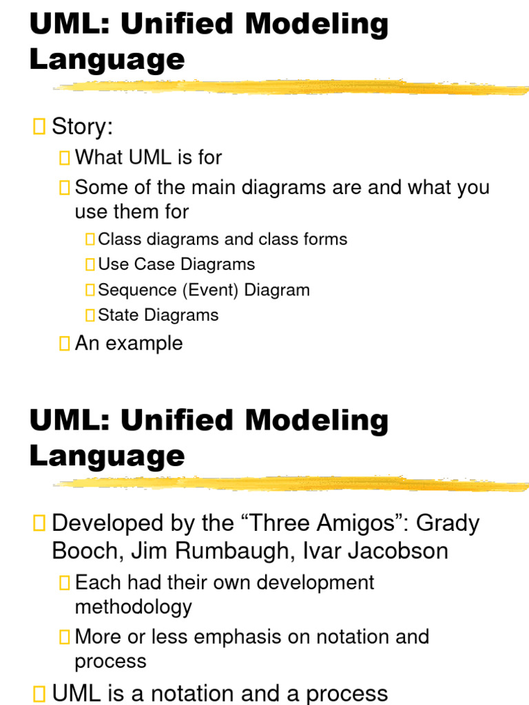 Story:: What UML Is For Some of The Main Diagrams Are and What You Use Them For | PDF | Unified ...