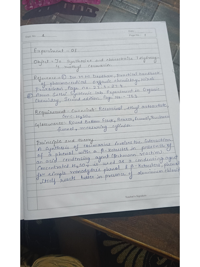 Med Chem Practical 1 To 6 | PDF