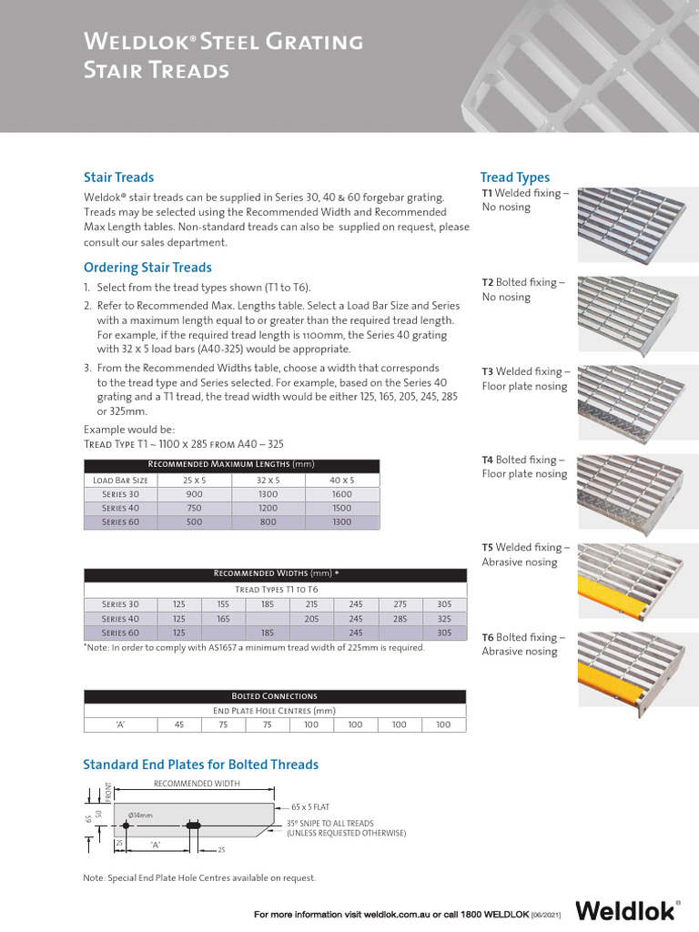 Weldlok Steel Grating Stair Treads2021 Web-27.03.23 | PDF