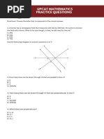 UPCAT Mathematics Practice Questions Set 2 | PDF | Triangle ...
