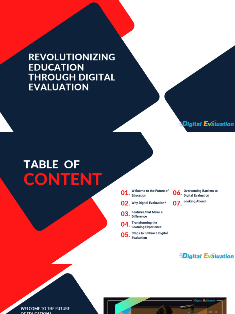 Revolutionizing Education Through Digital Evaluation | PDF | Evaluation ...