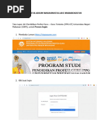 Lapor Diri PPG - GT Unm 2025 - Registrasi | PDF