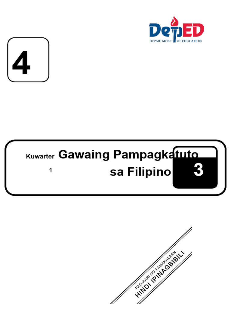 WS_Filipino4_Q1_Week3_v.2-FINAL | PDF
