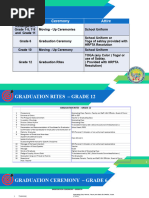 DepEd Graduation Ceremony Program Flow | PDF