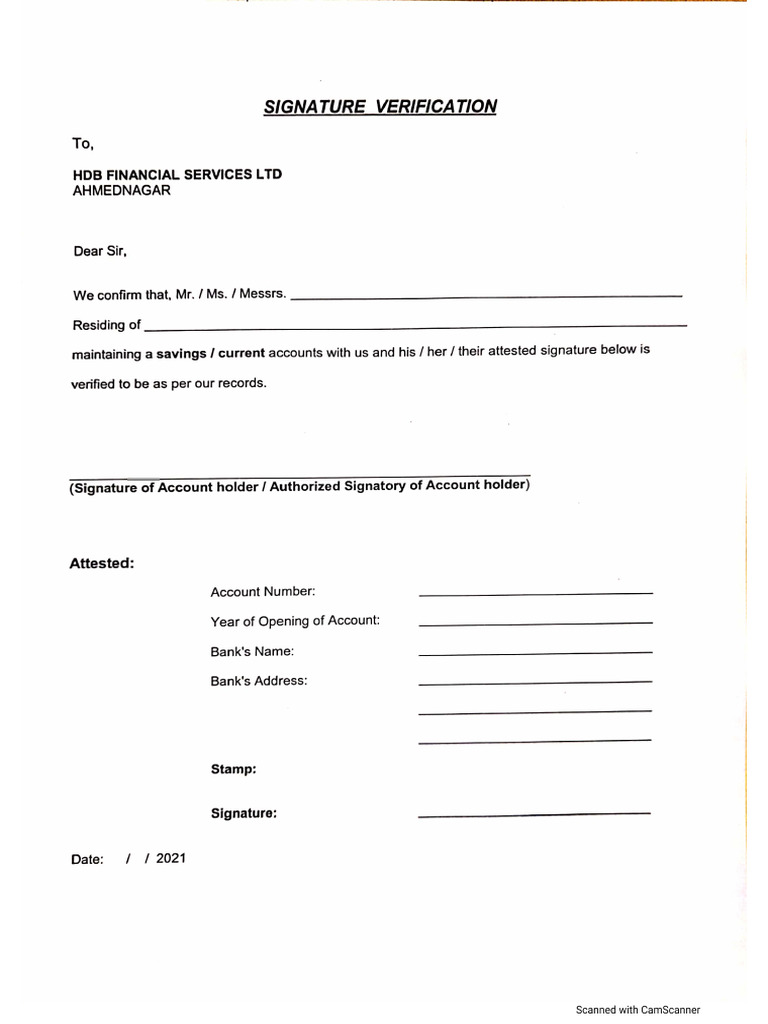 Sign Verification | PDF