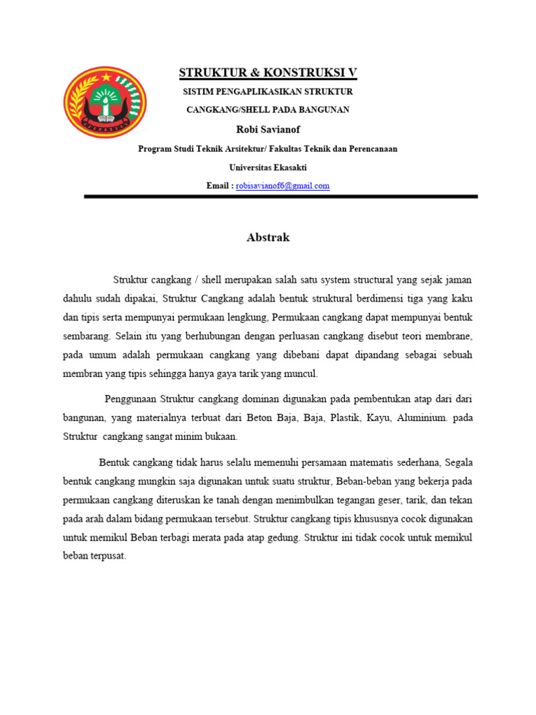 Tugas Struktur Kontruksi 5 Robi Savianof | PDF