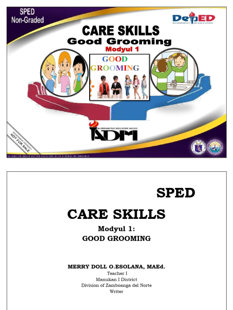 SPED-NG Care Skills M1 (Lesson1) | PDF