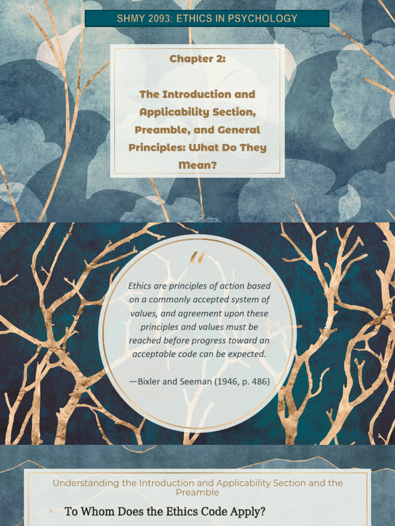 Chapter 2 (students handout) | PDF | Psychologist | American Psychological Association