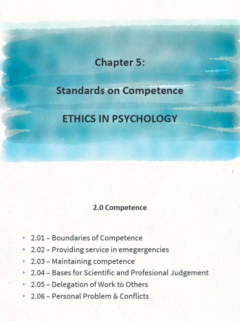 Chapter 5 Standard 2 (Students Handout) | PDF | Psychologist | Psychology