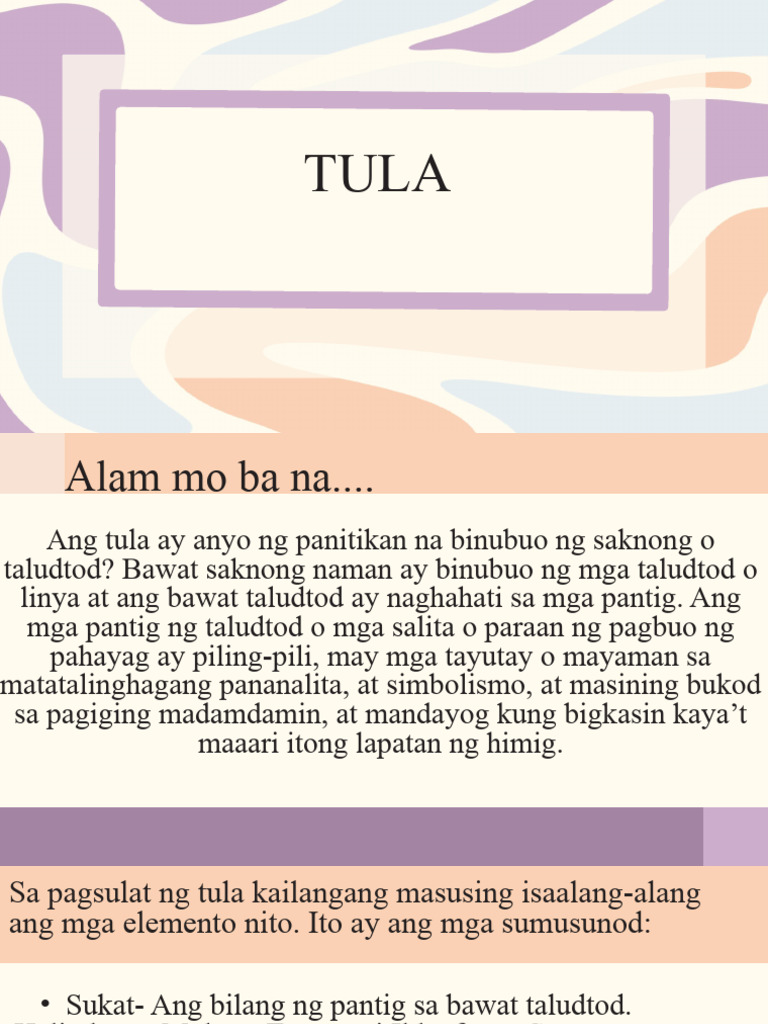 Tula - Hele NG Ina Sa Kanyang Panganay Na Anak | PDF