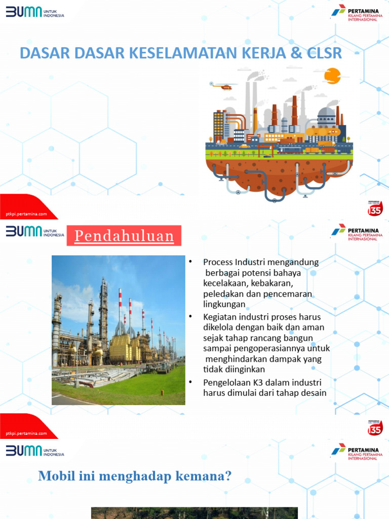 Dasar Dasar Keselamatan Kerja Dan CLSR | PDF