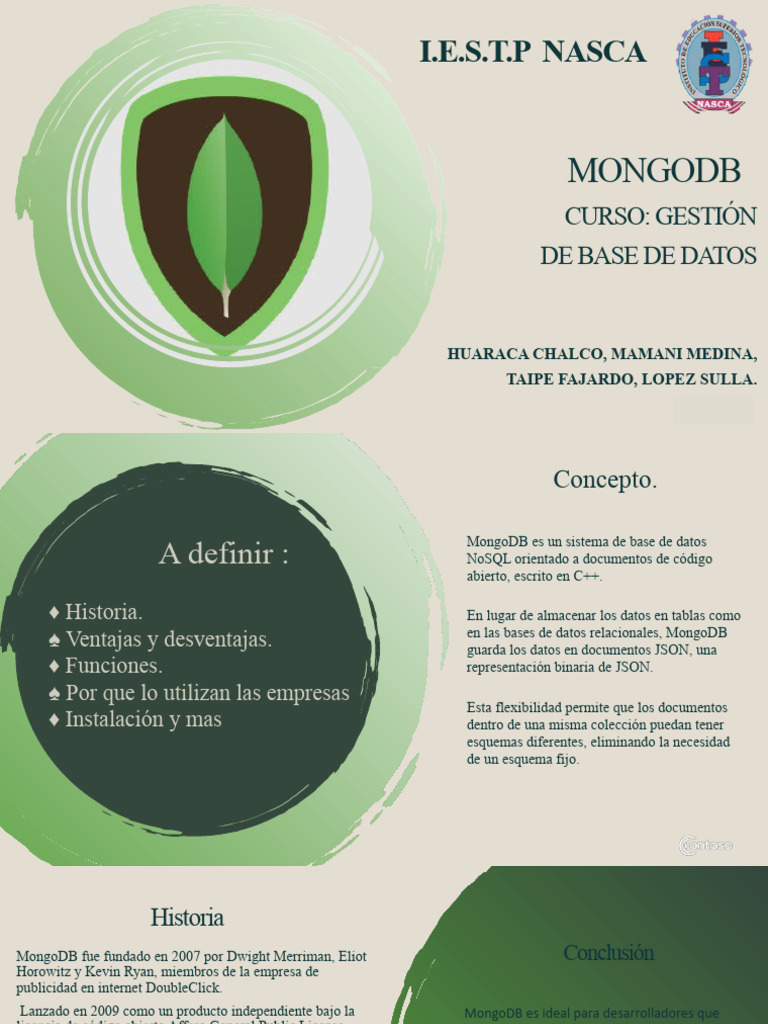 MongoDB: Guía para Desarrolladores | PDF | Mongo Db | Bases de datos