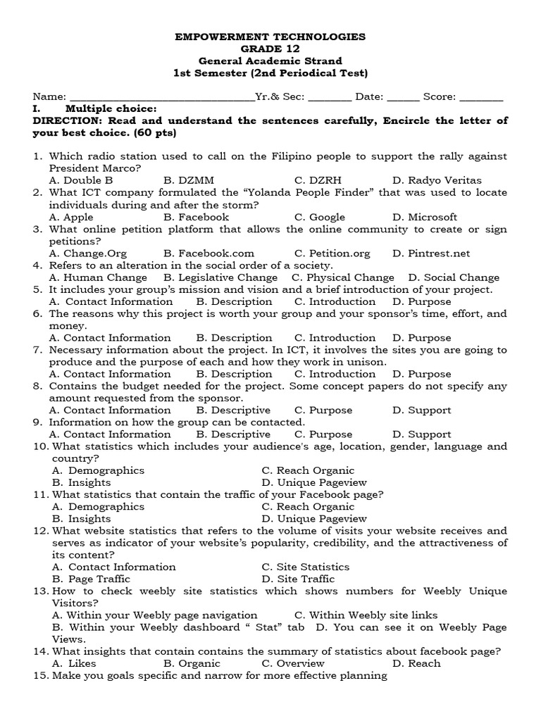 Etech 12 2nd Periodical | PDF | Cybercrime | Phishing