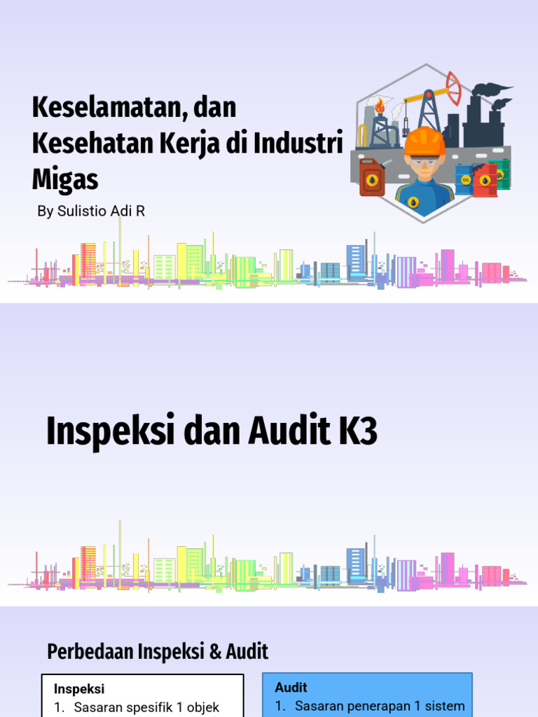Inspeksi Audit K3, Komunikasi K3, Dokumentasi K3 | PDF