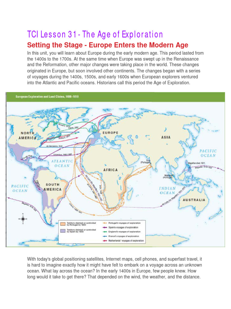 European Exploration: Motives & Challenges | PDF | Cartography | Age Of ...