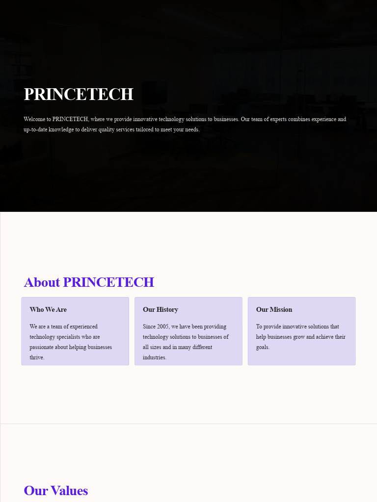 PRINCETECH | PDF | Expert | Knowledge