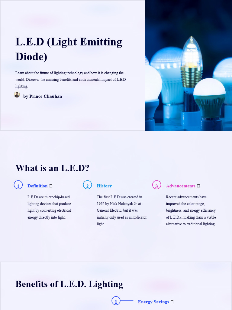 Led Light Emitting Diode Pdf Light Emitting Diode Lighting