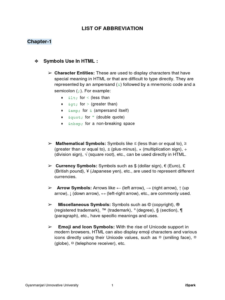 List of Abbreviation | PDF | World Wide Web | Internet & Web