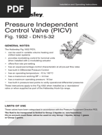 Belimo PICCV Valve Technical Databook | PDF | Valve | Alternating Current