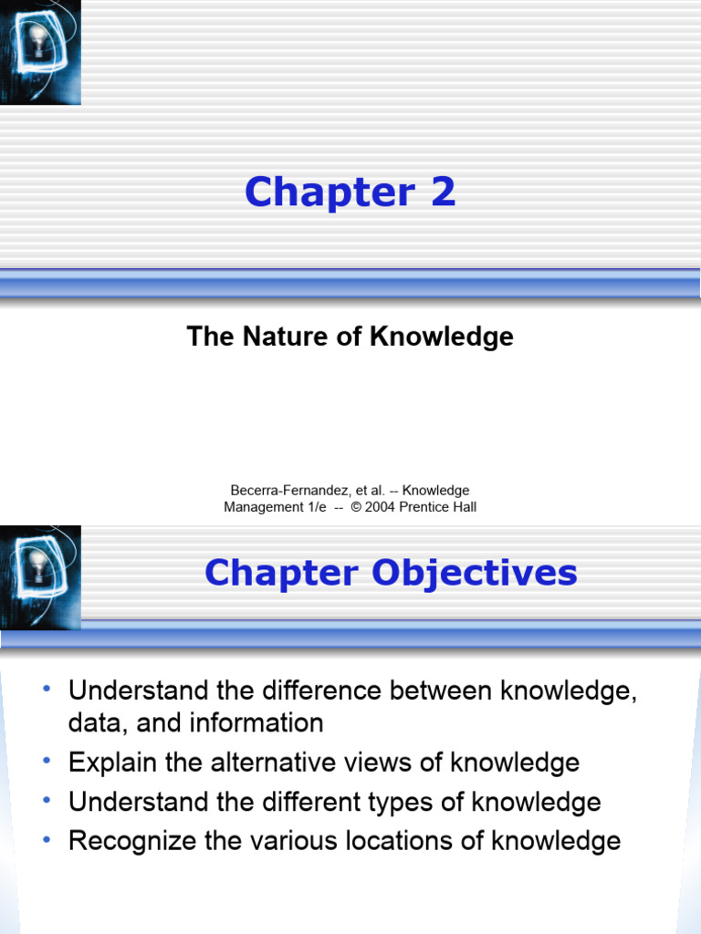 KM Slides Ch02 | PDF | Knowledge | Knowledge Management