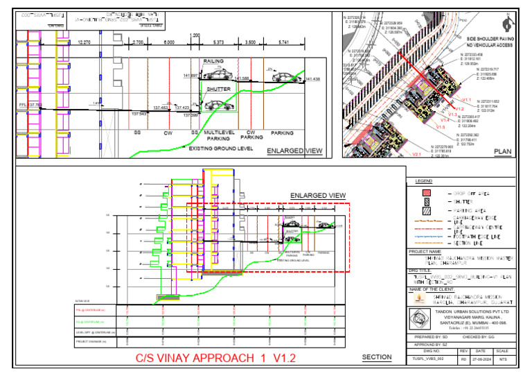 Tuspl - VVBS - 002 - SRMD - Building-V1 Plan With Section - R0 - 27.06. ...