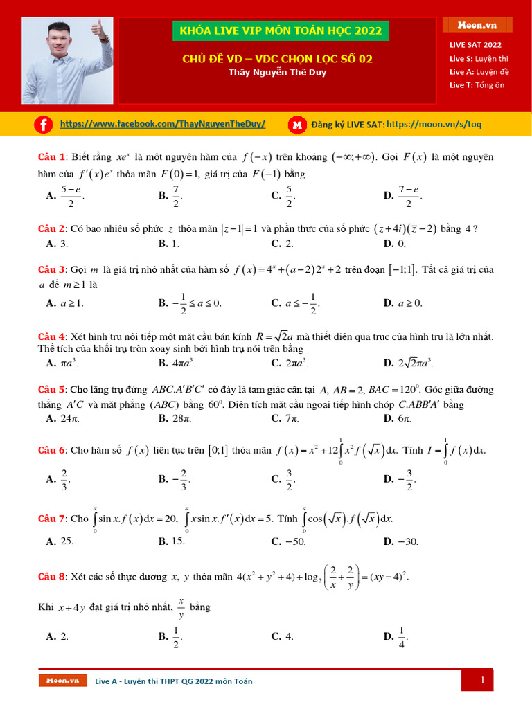 Phiếu Vd - Vdc Chọn Lọc Số 02 | PDF