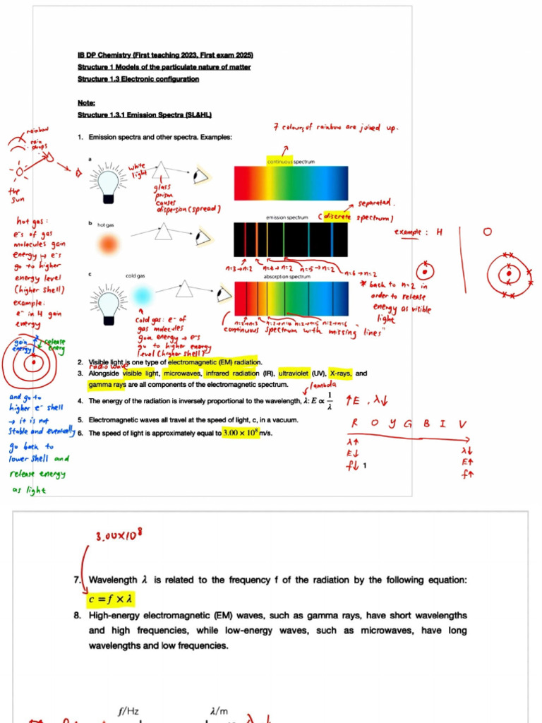 Chemistry: Electromagnetic Spectrum Basics | PDF | Electromagnetic ...