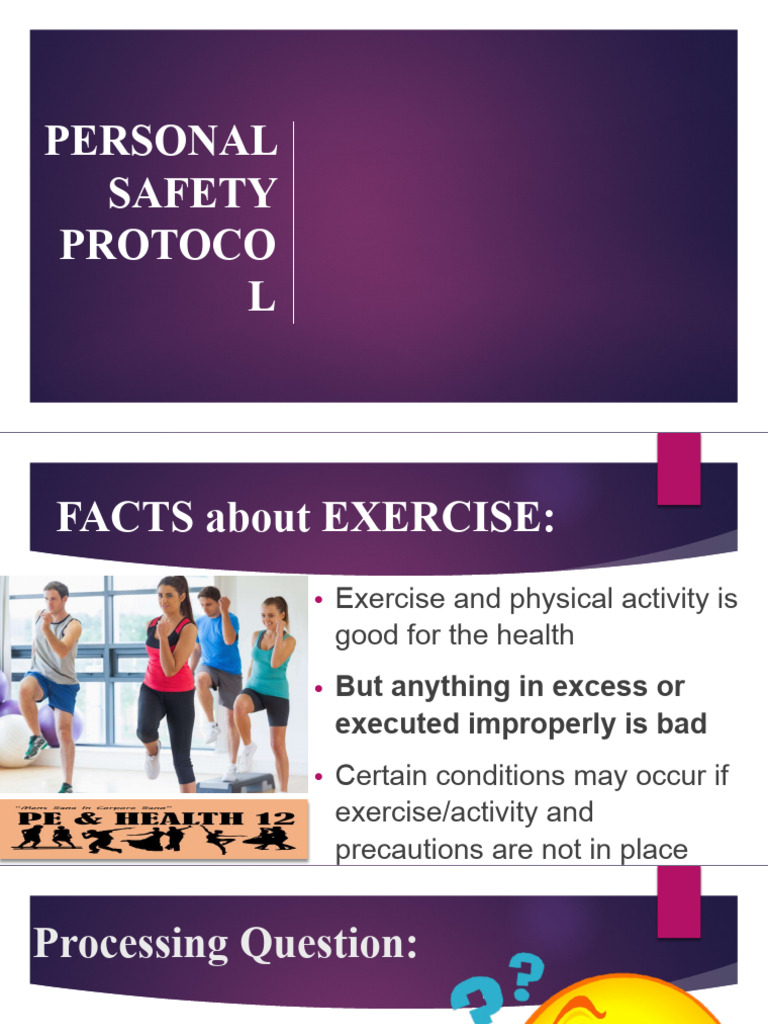 PE & Health 12 (Personal Safety Protocol) | PDF | Hyperthermia | Physiology