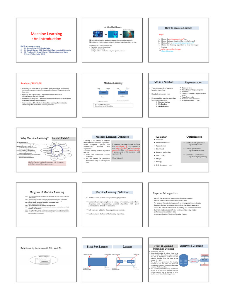 1. Introduction (15 Files Merged) | Download Free PDF | Machine Learning | Dependent And ...