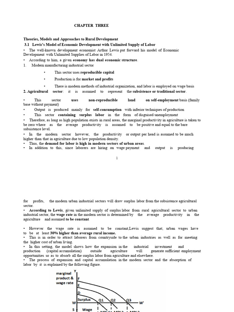 RD Chapter Three | PDF | Cost Of Living | Green Revolution