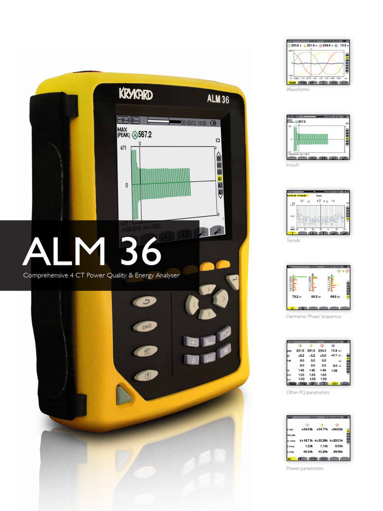 Power Quality and Energy Analyzer | PDF | Electric Power | Electronic ...